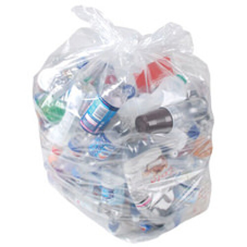 Heavy Clear Refuse Sacks | Heavy Duty Clear Bin Bags - Pack of 200