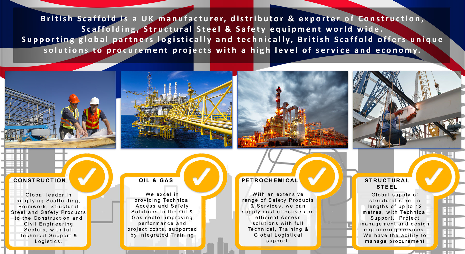 British Scaffold - worldwide delivery of scaffolding and contruction ...